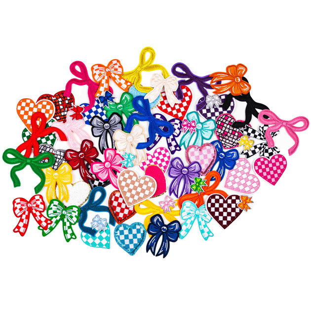 Star, Bows & Bolts Patch – Craftyrific