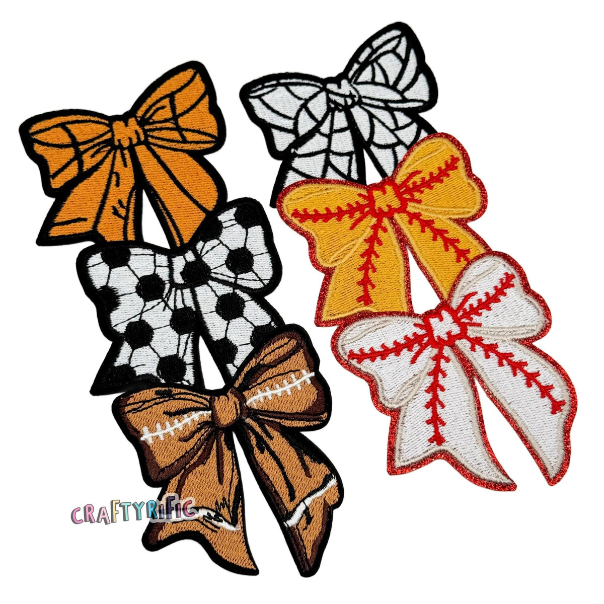 Softball Bow Patch – Craftyrific