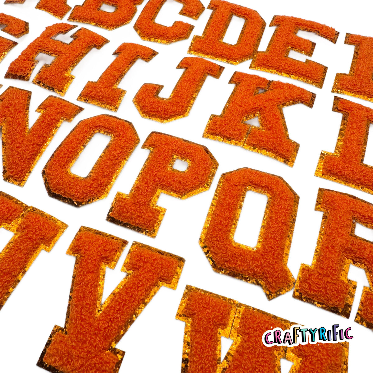 Orange Varsity Letter Patch – Craftyrific