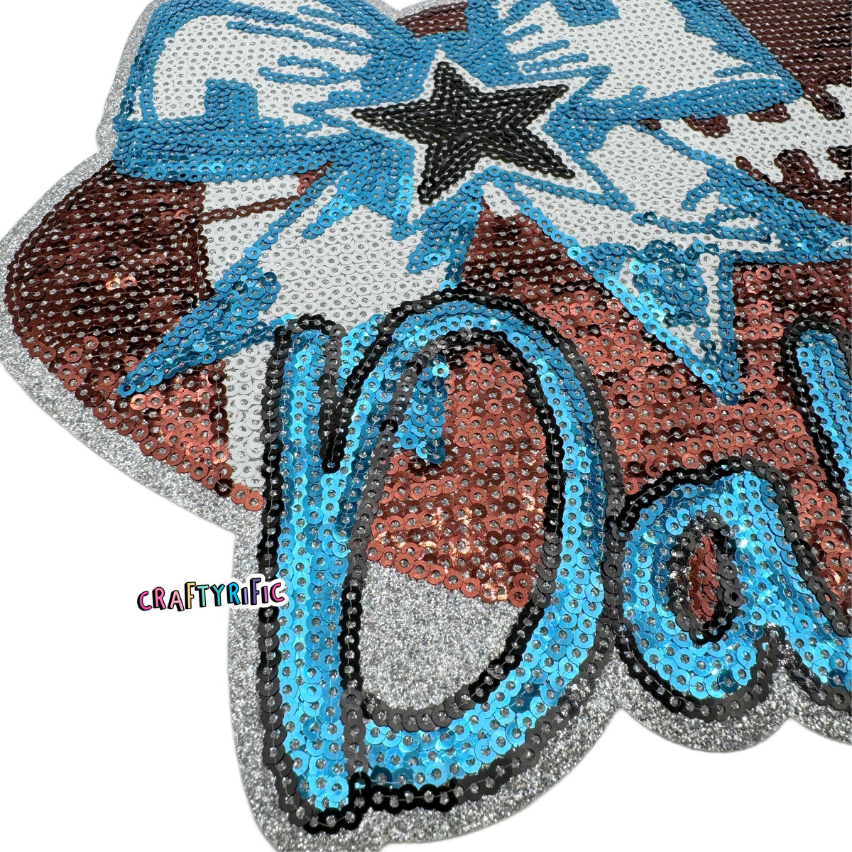 Dallas Football Sequin Patch – Craftyrific