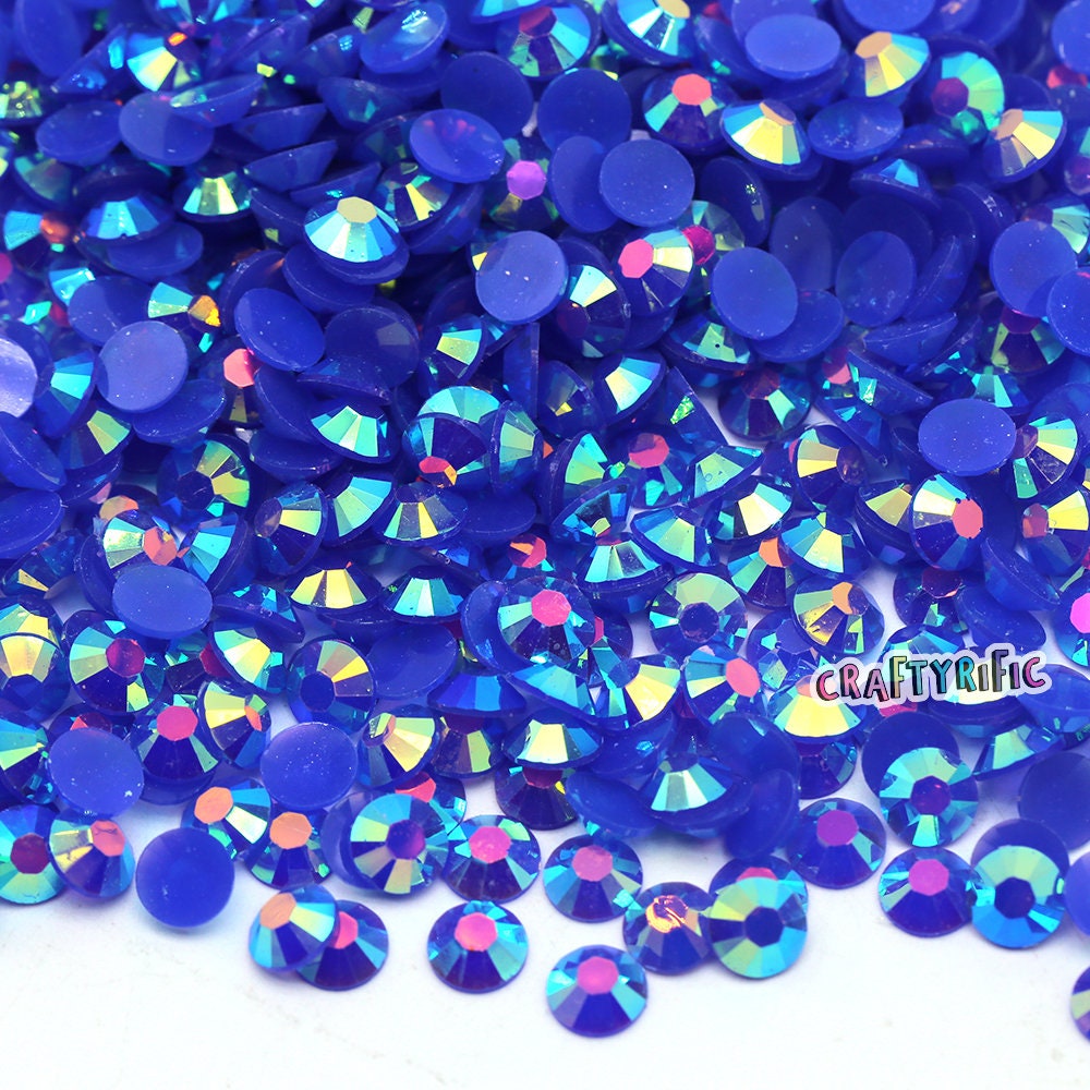 Sapphire Blue AB Jelly Rhinestones Pack of 1000 – Craftyrific