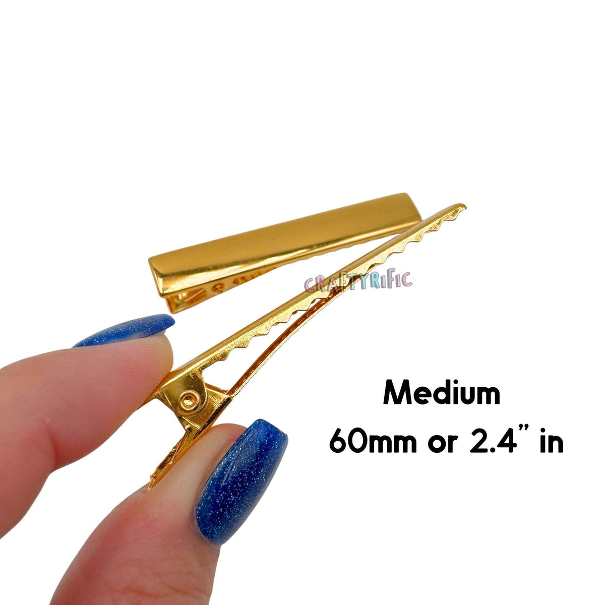 Gold Alligator Clip With Teeth - Set of 20 – Craftyrific
