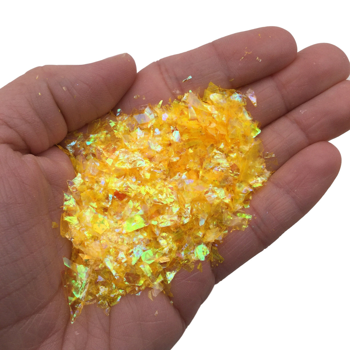 YELLOW 10 Grams Cellophane Flakes Glitter – Craftyrific