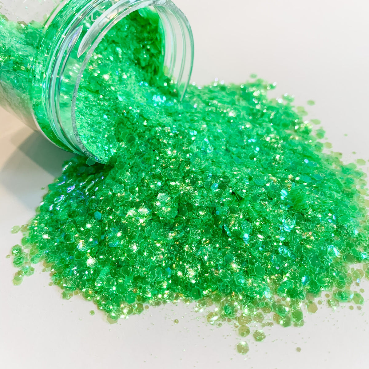 Electric Green Chunky Glitter Mix – Craftyrific