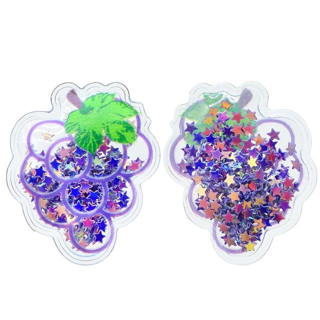 GRAPES Glitter Filled Shaker Set of 4 – Craftyrific