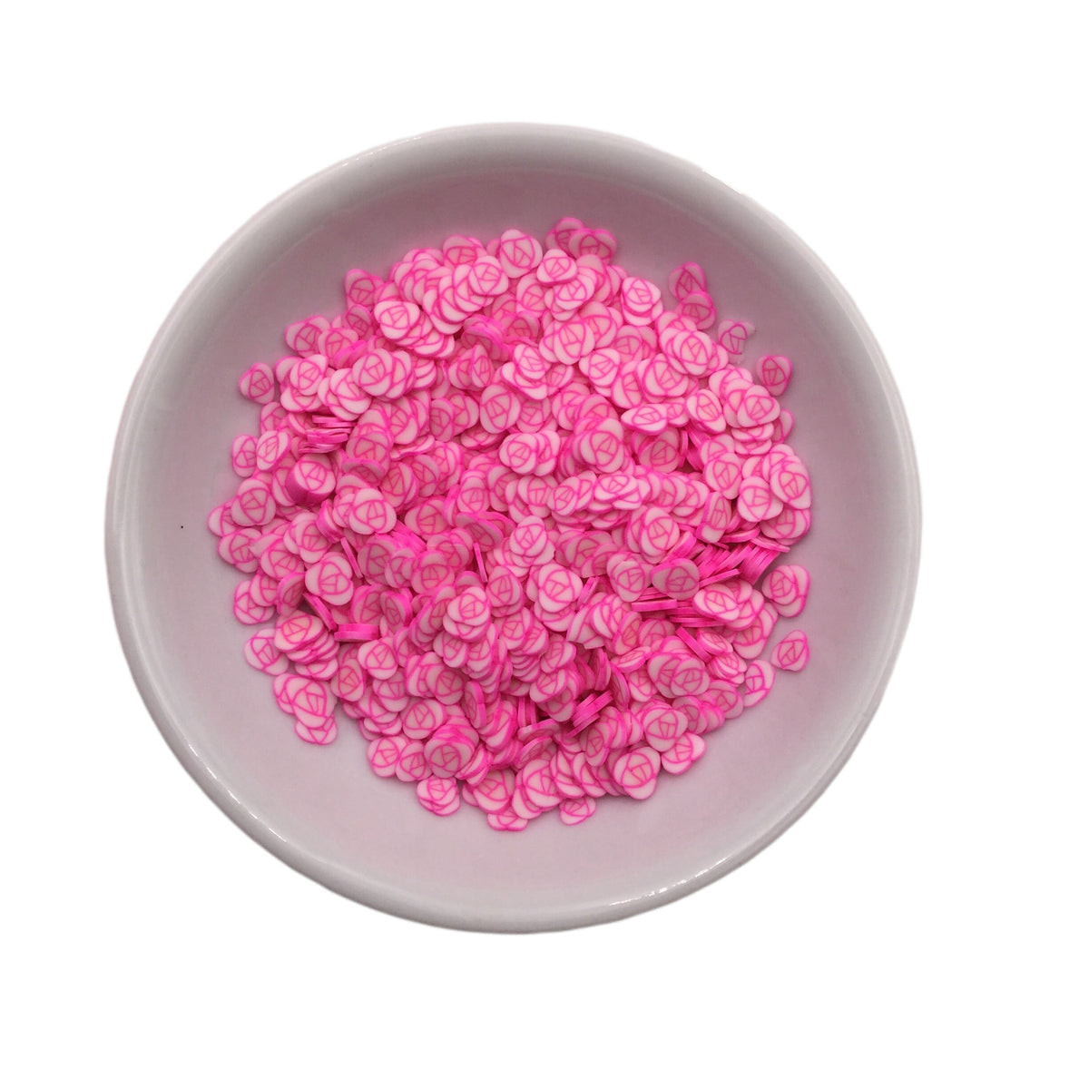 Pink Roses Polymer Clay Slices – Craftyrific