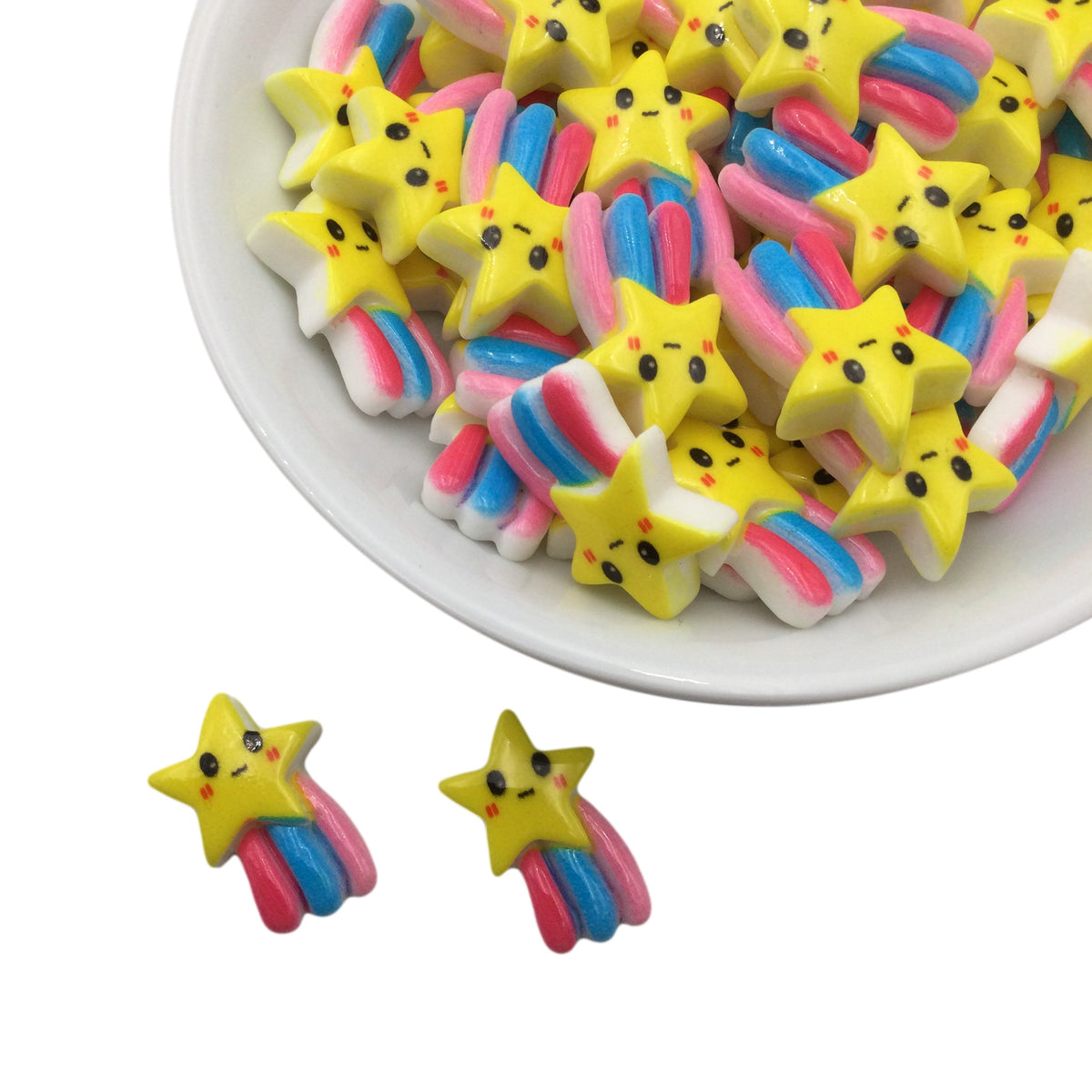 6 Shooting Star Resin Cabochon – Craftyrific