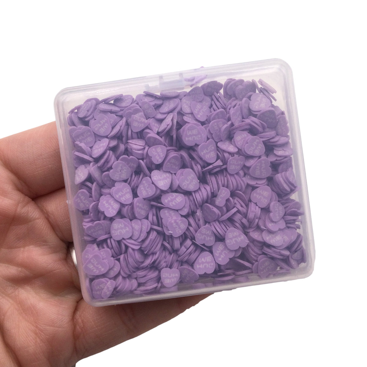 PURPLE CONVERSATION HEARTS Polymer Clay 20g Box – Craftyrific