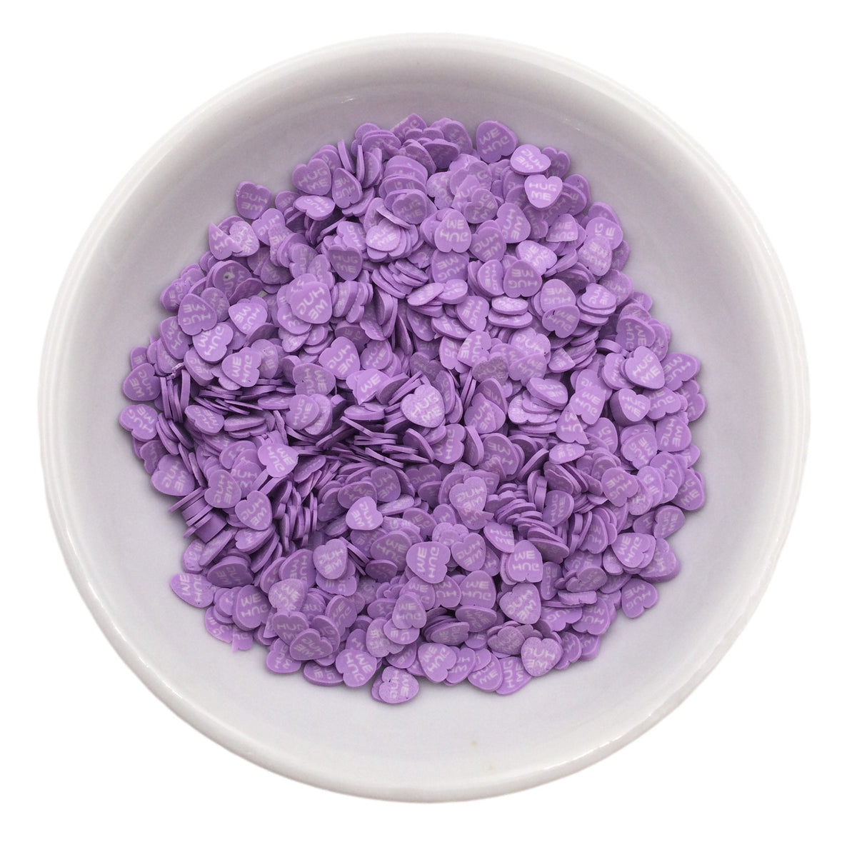 PURPLE CONVERSATION HEARTS Polymer Clay 20g Box – Craftyrific