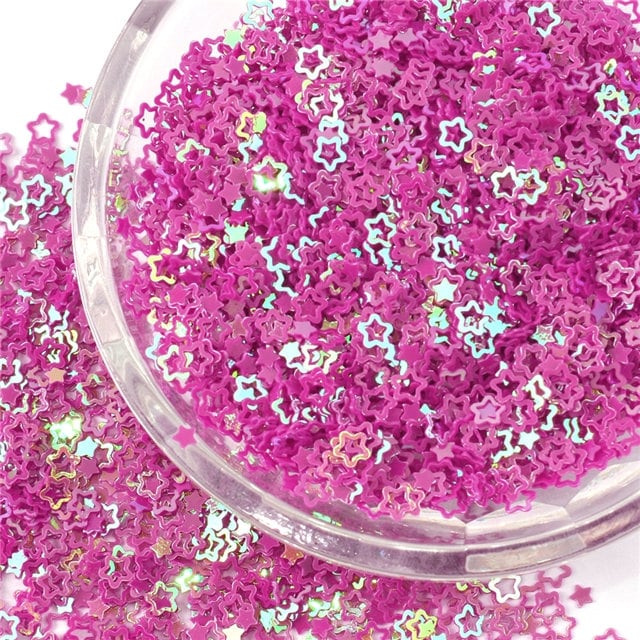 10g Hot Pink Stars Glitter – Craftyrific