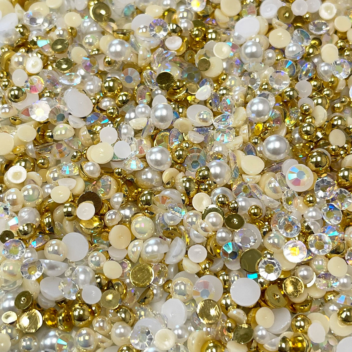 Gold and Ivory Pearl Mix – Craftyrific
