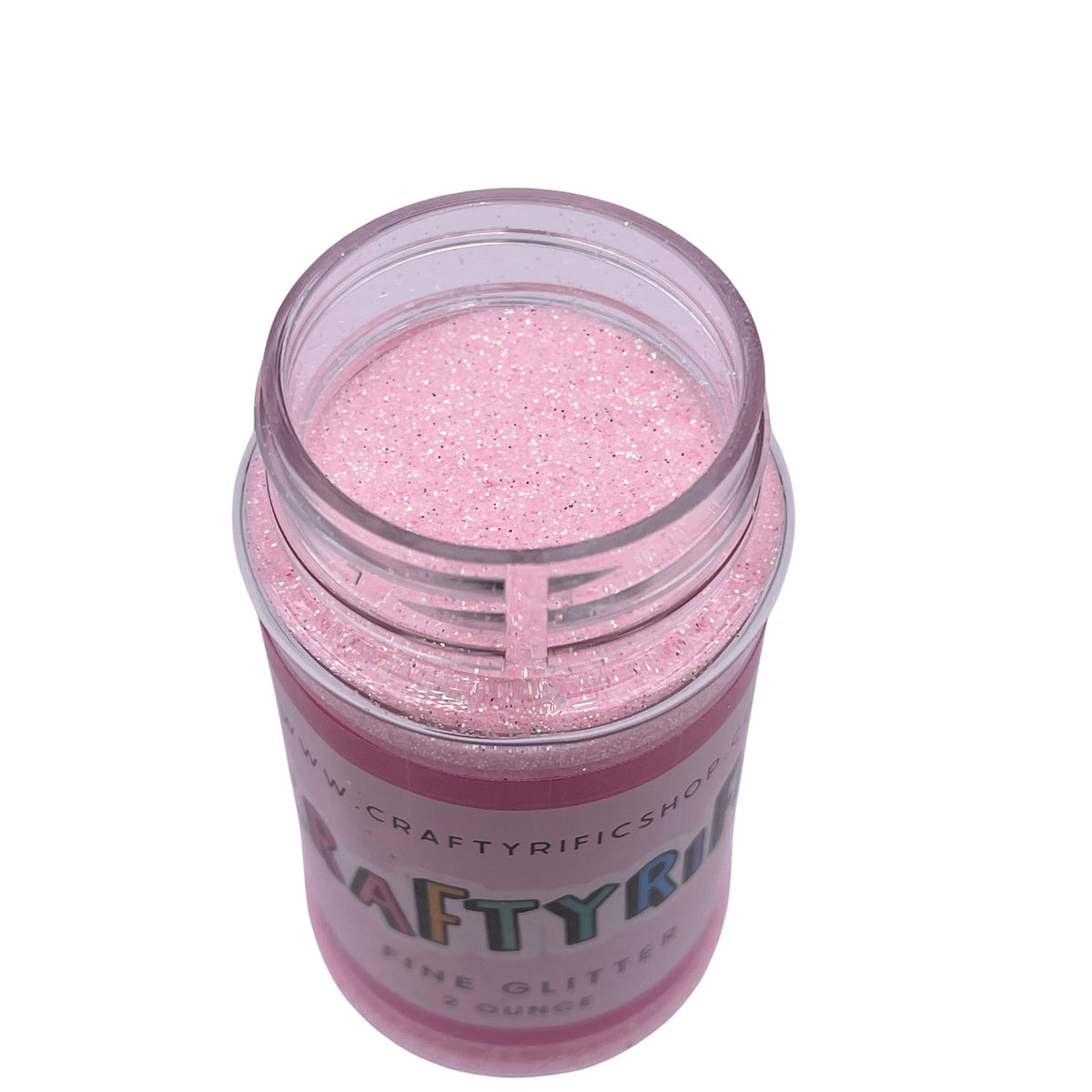 Powder Pink Fine Glitter 2oz Bottle – Craftyrific