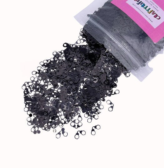 Black Handcuff Shape Glitter – Craftyrific