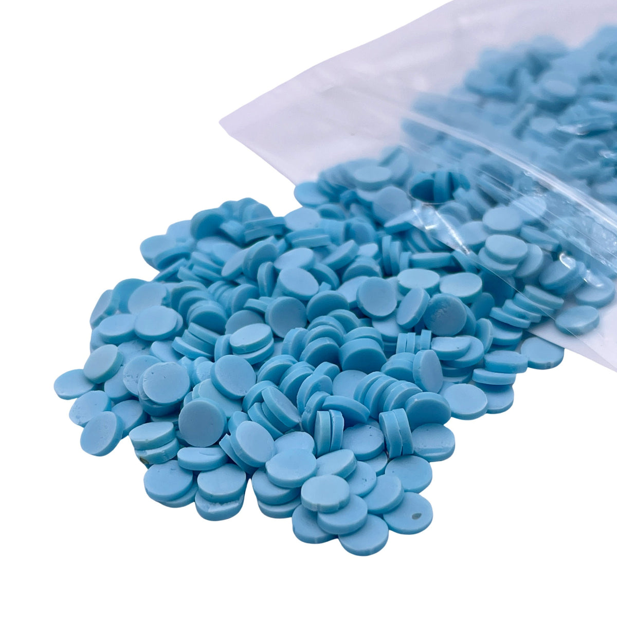 Light Blue Polymer Clay Dot Sprinkles – Craftyrific