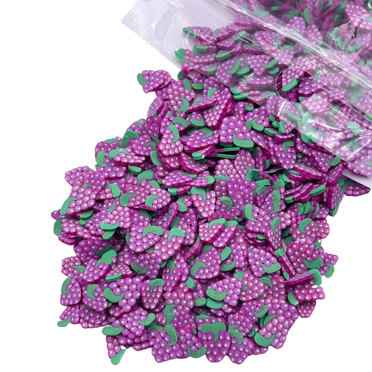Grapes Polymer Clay Slices – Craftyrific