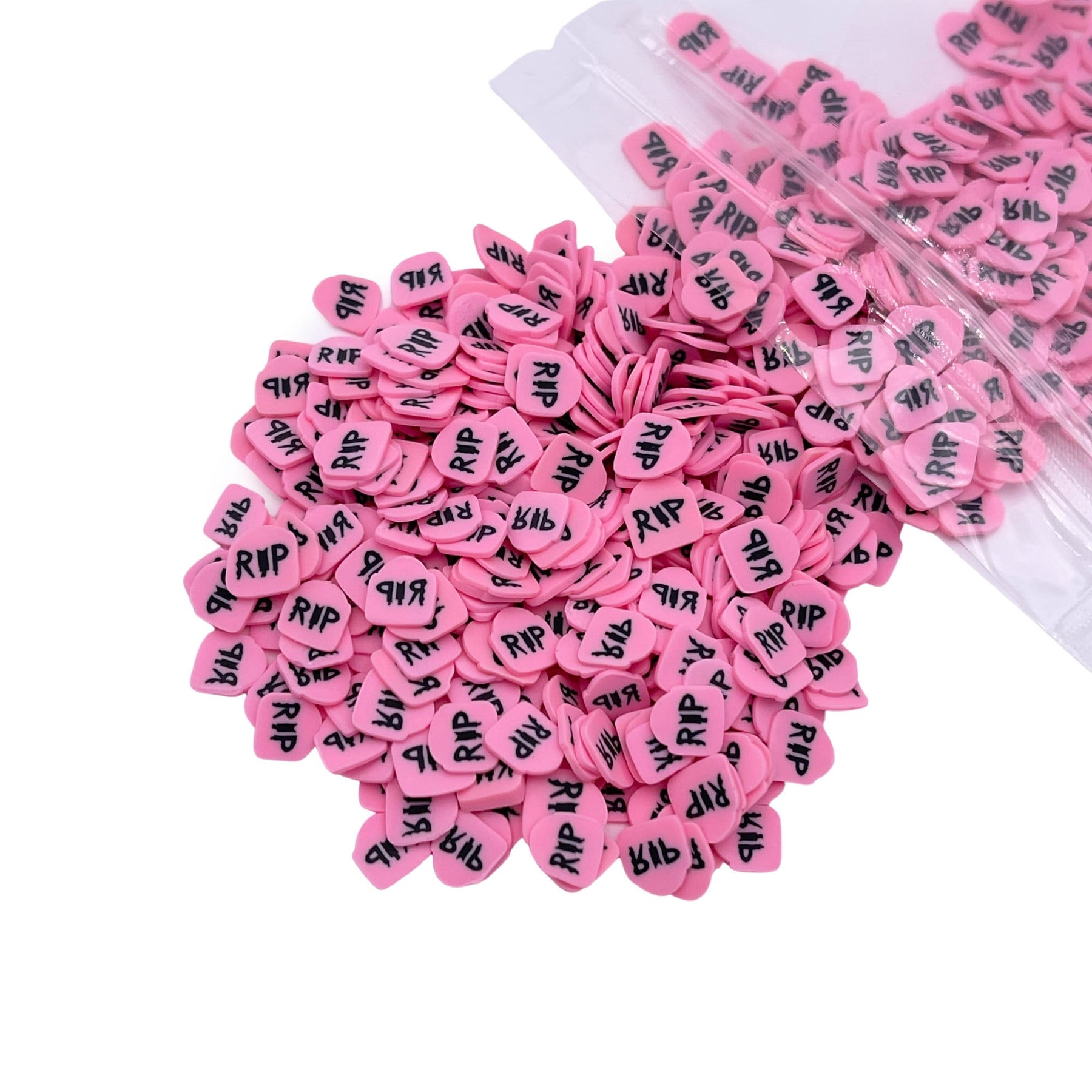 Pink RIP Tombstone Polymer Clays – Craftyrific