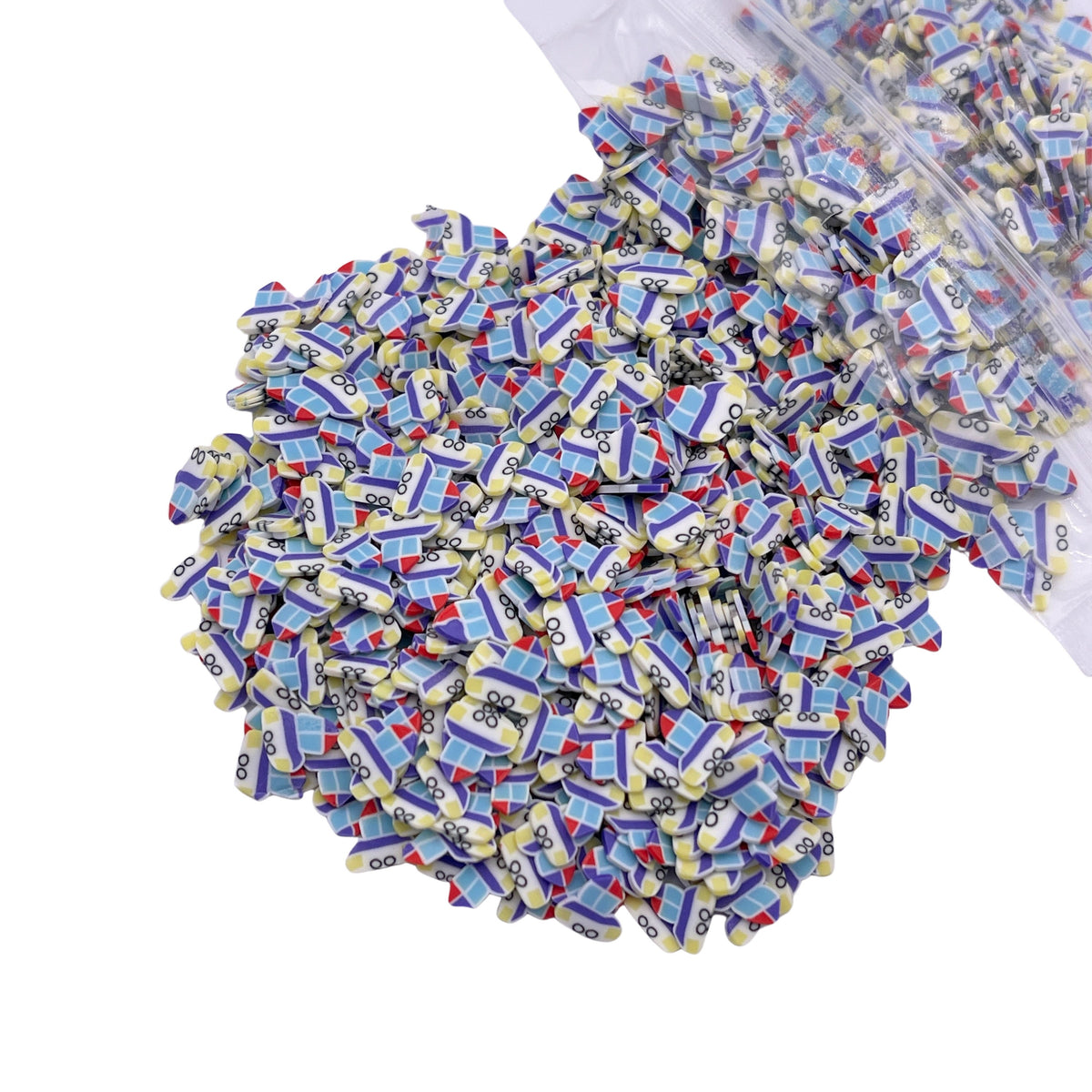 Police Car Polymer Clay Slices – Craftyrific