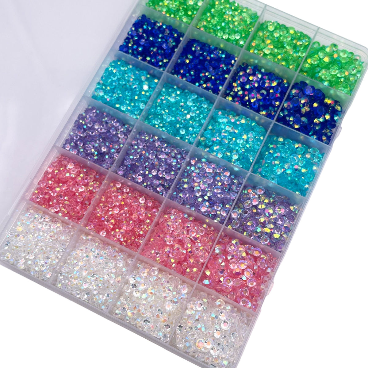 Mixed Color Transparent Rhinestone Box – Craftyrific
