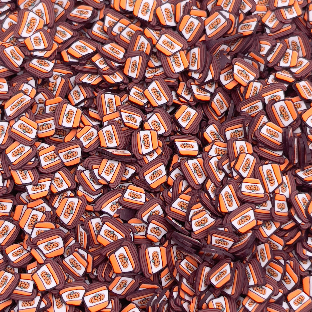Pumpkin Spice Latte Polymer Clay Slices – Craftyrific