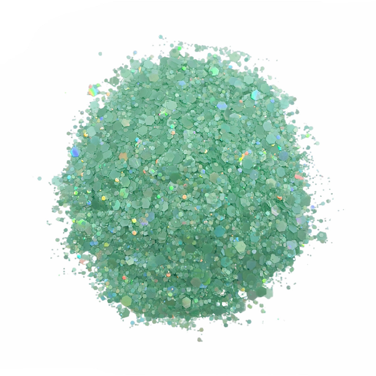 Macaroon Series - Mint Green Chunky Glitter – Craftyrific