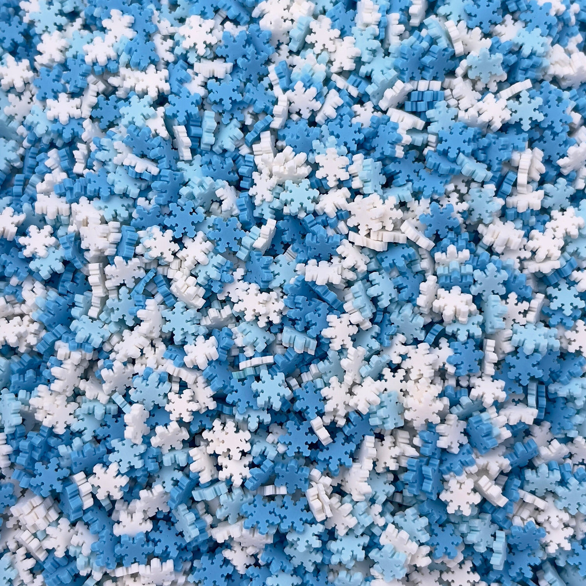 Blue Snowflake Polymer Clay Sprinkle Mix – Craftyrific